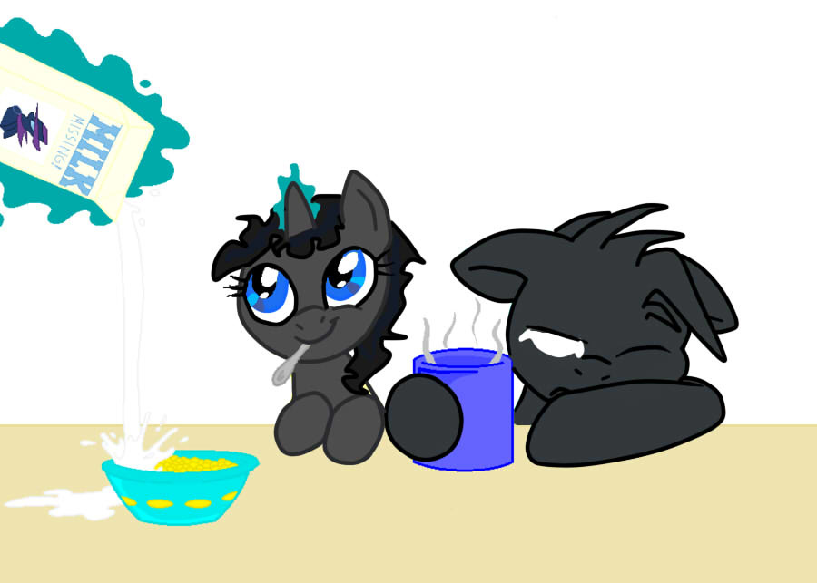 old tumblr pics: Manic & Zelda by ManicMoon