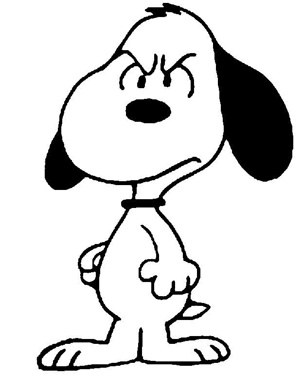 Angry Snoopy by BradSnoopy97
