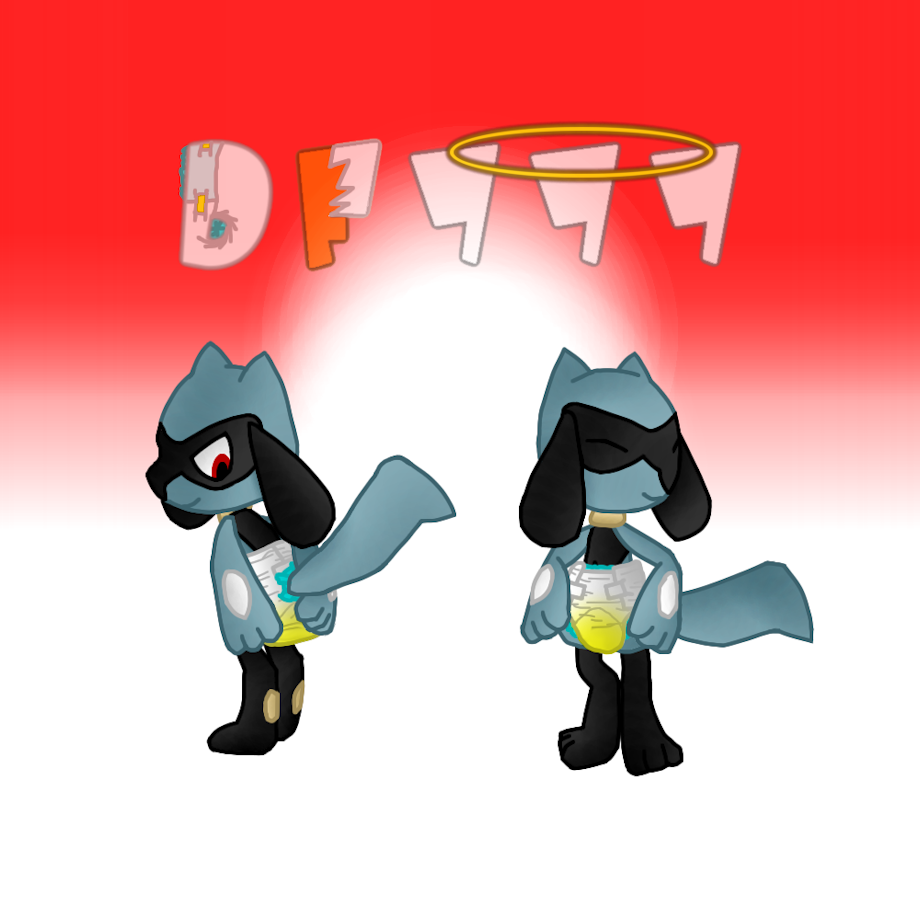 Diapified Pkmn Riolu By Diaperfox777