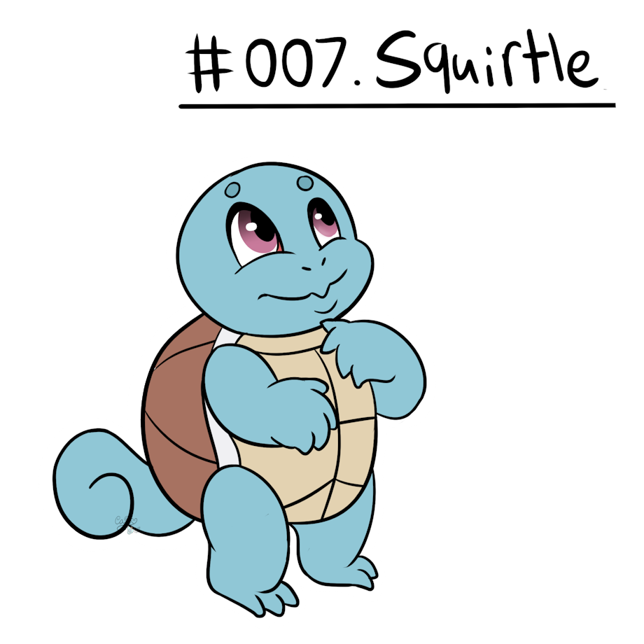 Pokedex : 007 Squirtle by TheLittleShapeshifter