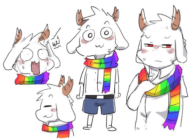 asriel by Bearion
