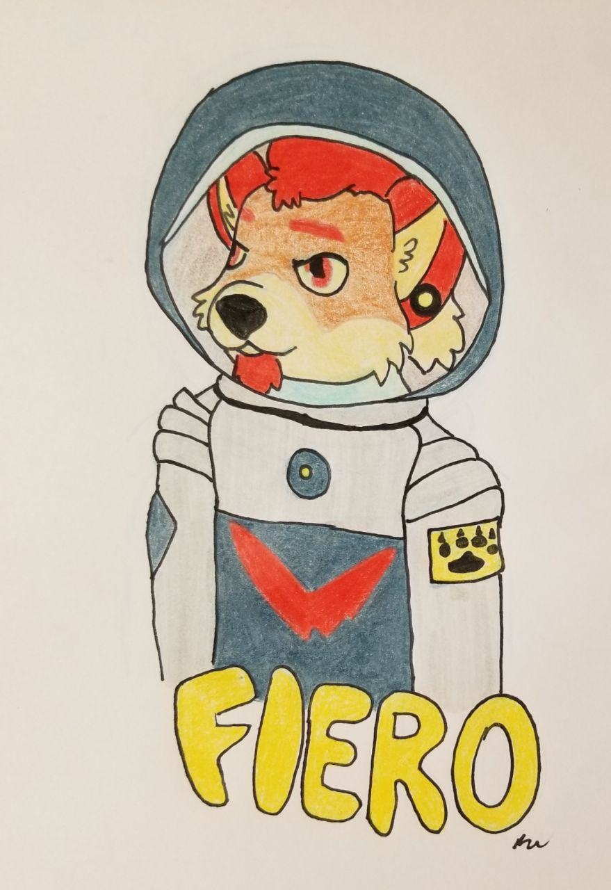 Astronaut Badge - Fiero by Qara