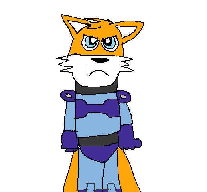 Tails Cosplays Mega Man Volnutt by jeremycrimson