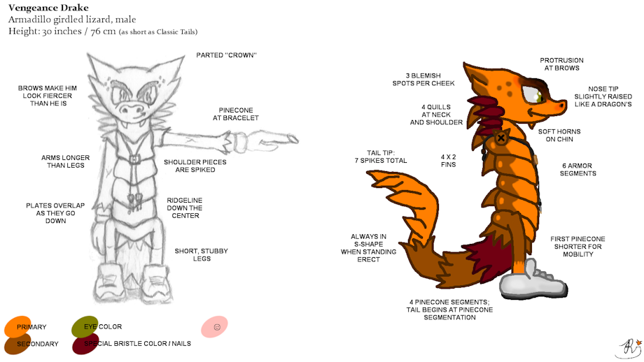 Vengeance Drake | Reference sheet by TheRevengeX11