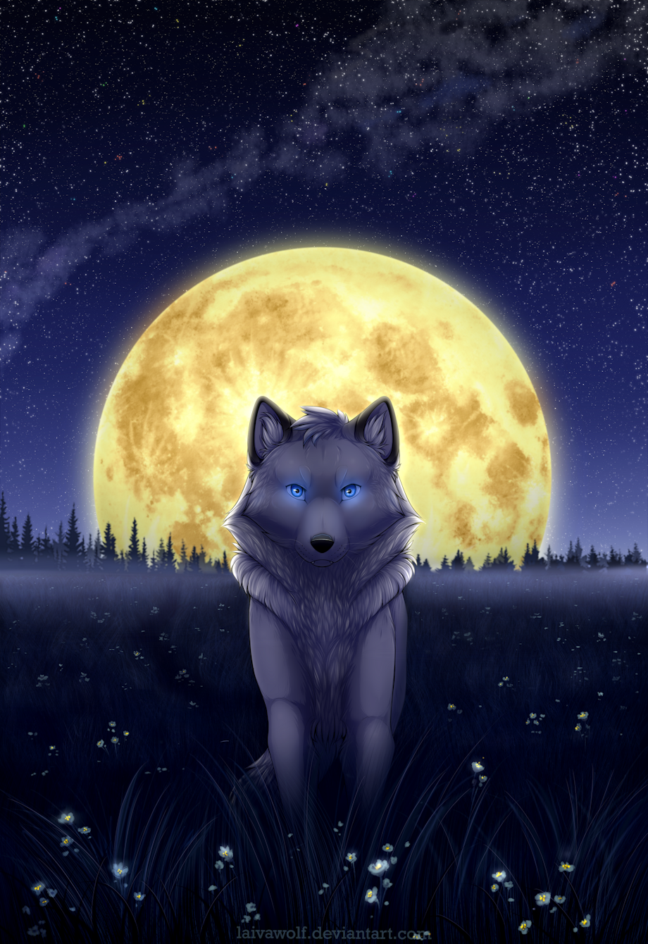 The night spirit by LaivaWolf