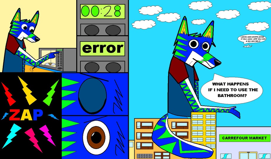 Microwave accident colored by ALESSIO626